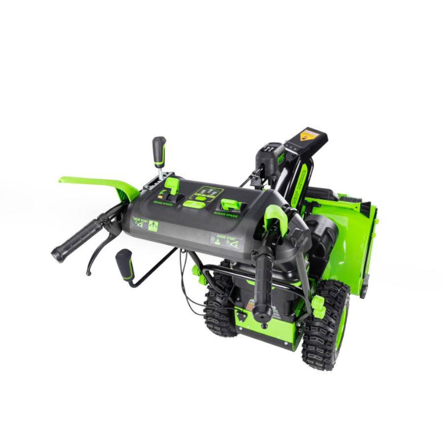 Снегоуборщик Greenworks 82V GD82ST56K5 2602807U3B самоходный с шириной ...
